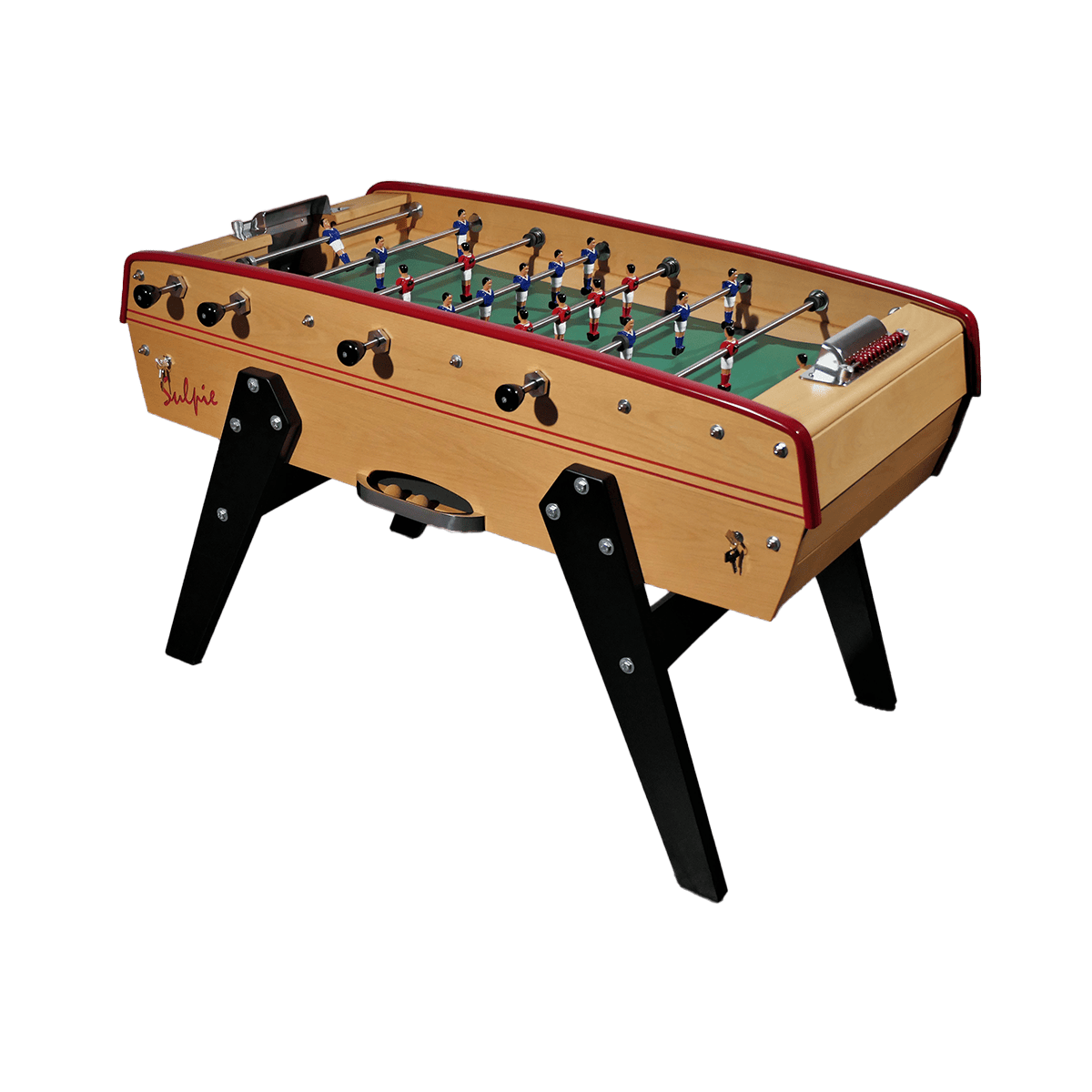 Babyfoot Sulpie S230 Ouvrant bois naturel en hêtre - Jeux RAMM